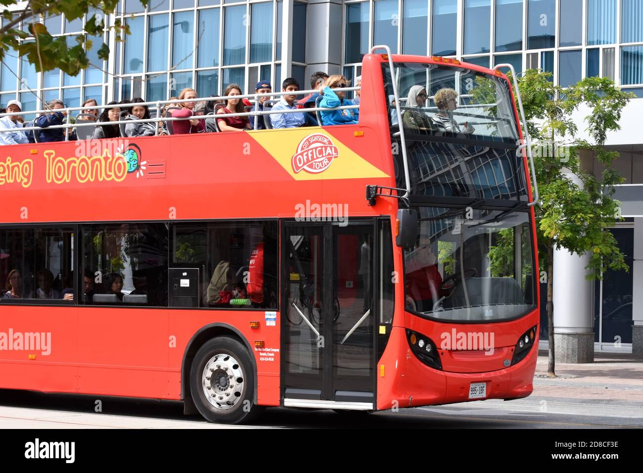 Sightseeing tour bus, Toronto , Canada Stock Photo - Alamy