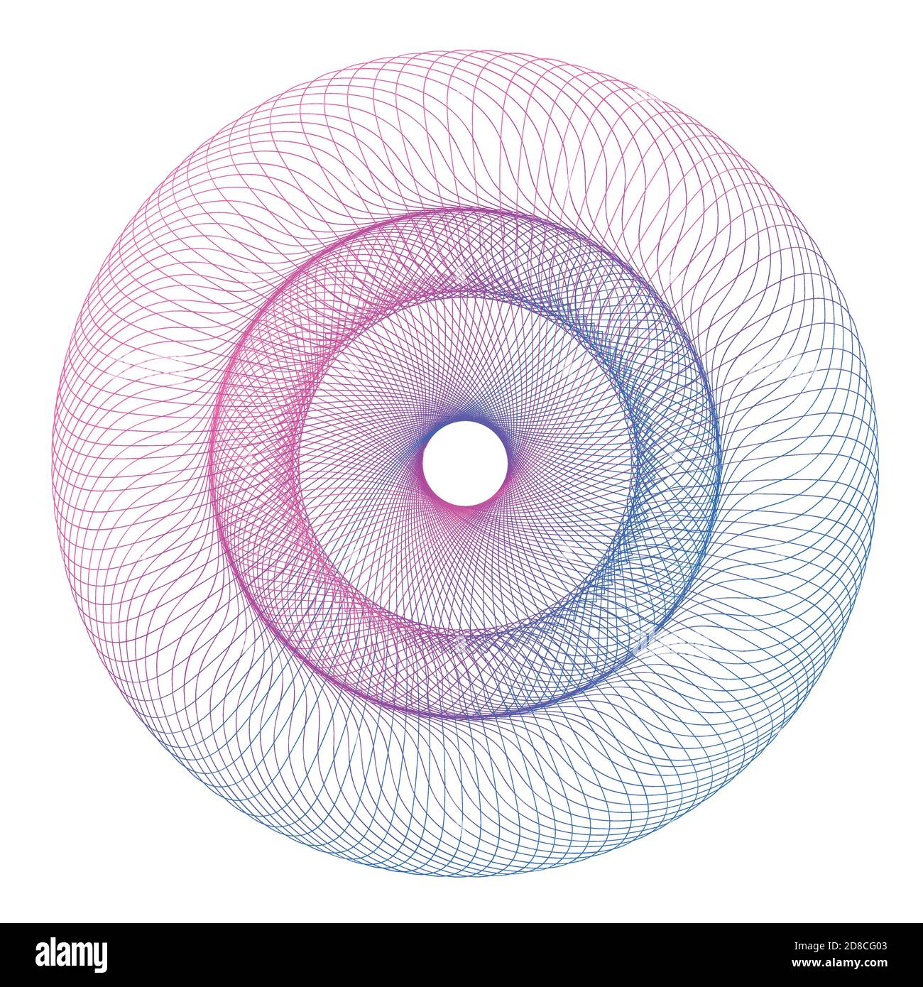 Vector Guilloche elements for certificate or diploma and currency ...