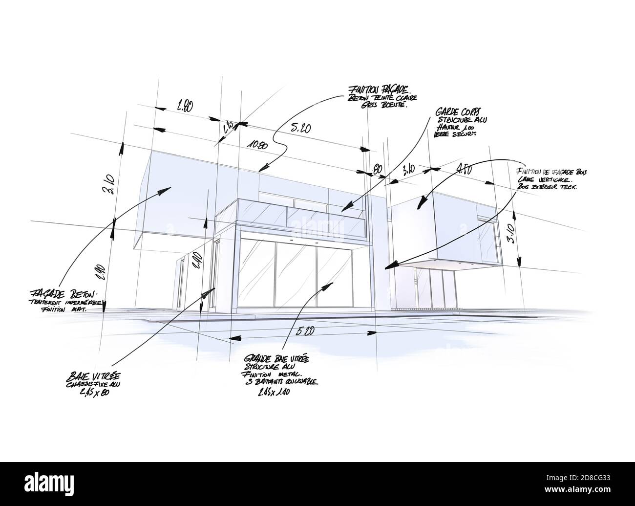 Rendering drawing hi-res stock photography and images - Alamy