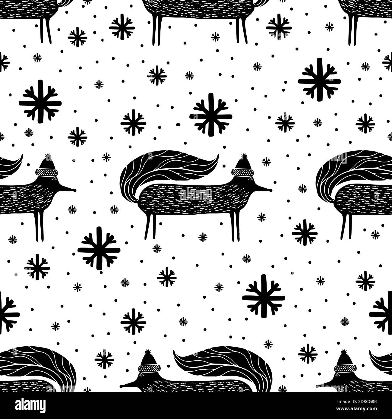 Fox canadian wildlife Stock Vector Images - Alamy