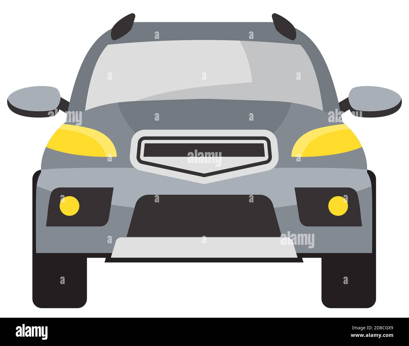 Front view suv style Cut Out Stock Images & Pictures - Alamy