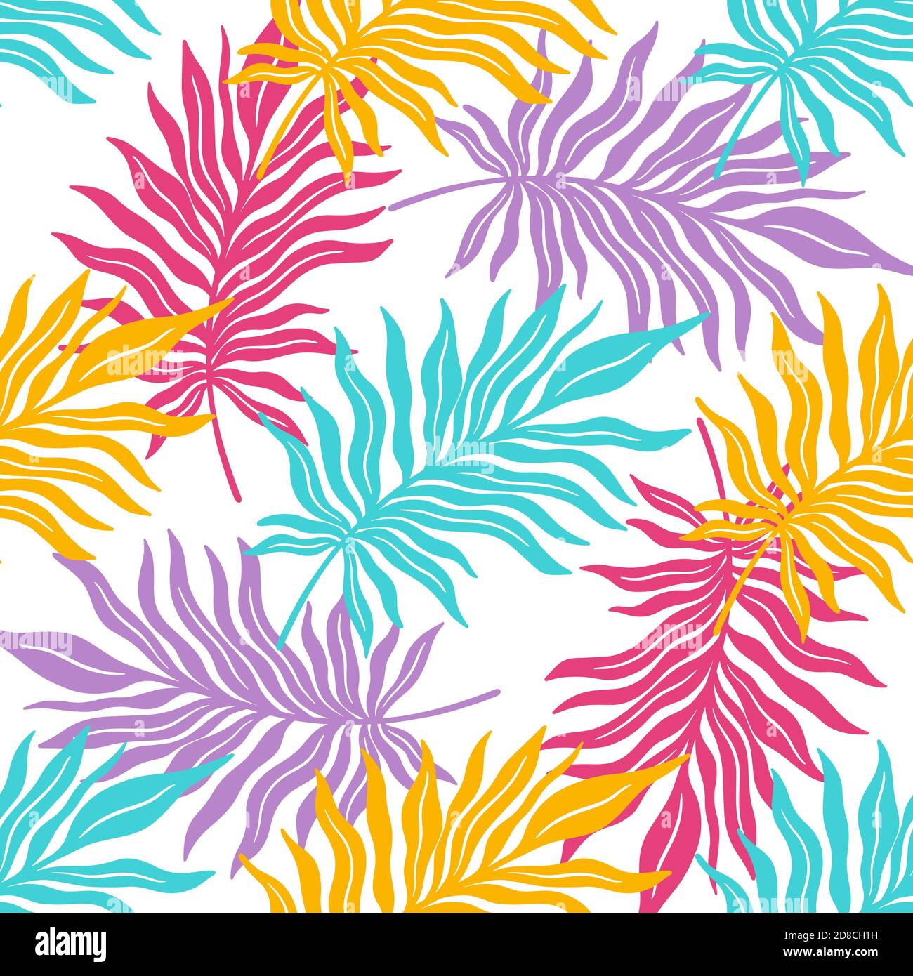 Seamless Pattern tropical plant.Botanical floral background.Design for ...