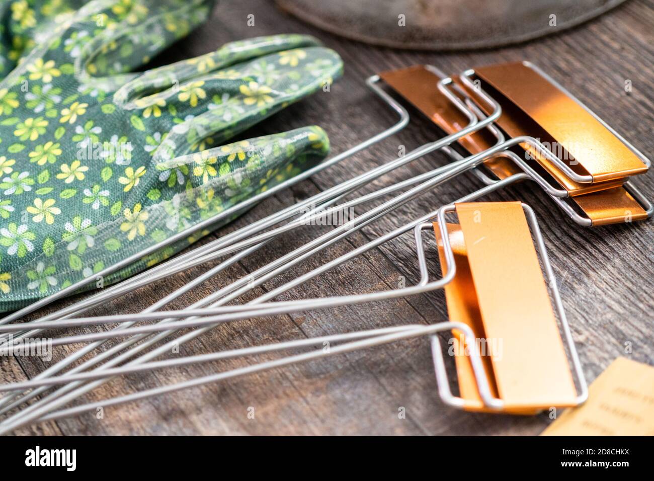 Small garden tools are ready for Spring planting season. Included ...
