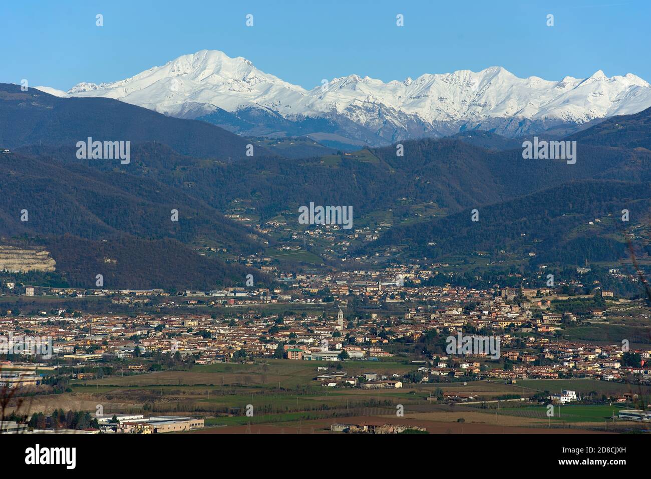 Capriolo (Bs), Italy, aview of the country Stock Photo - Alamy