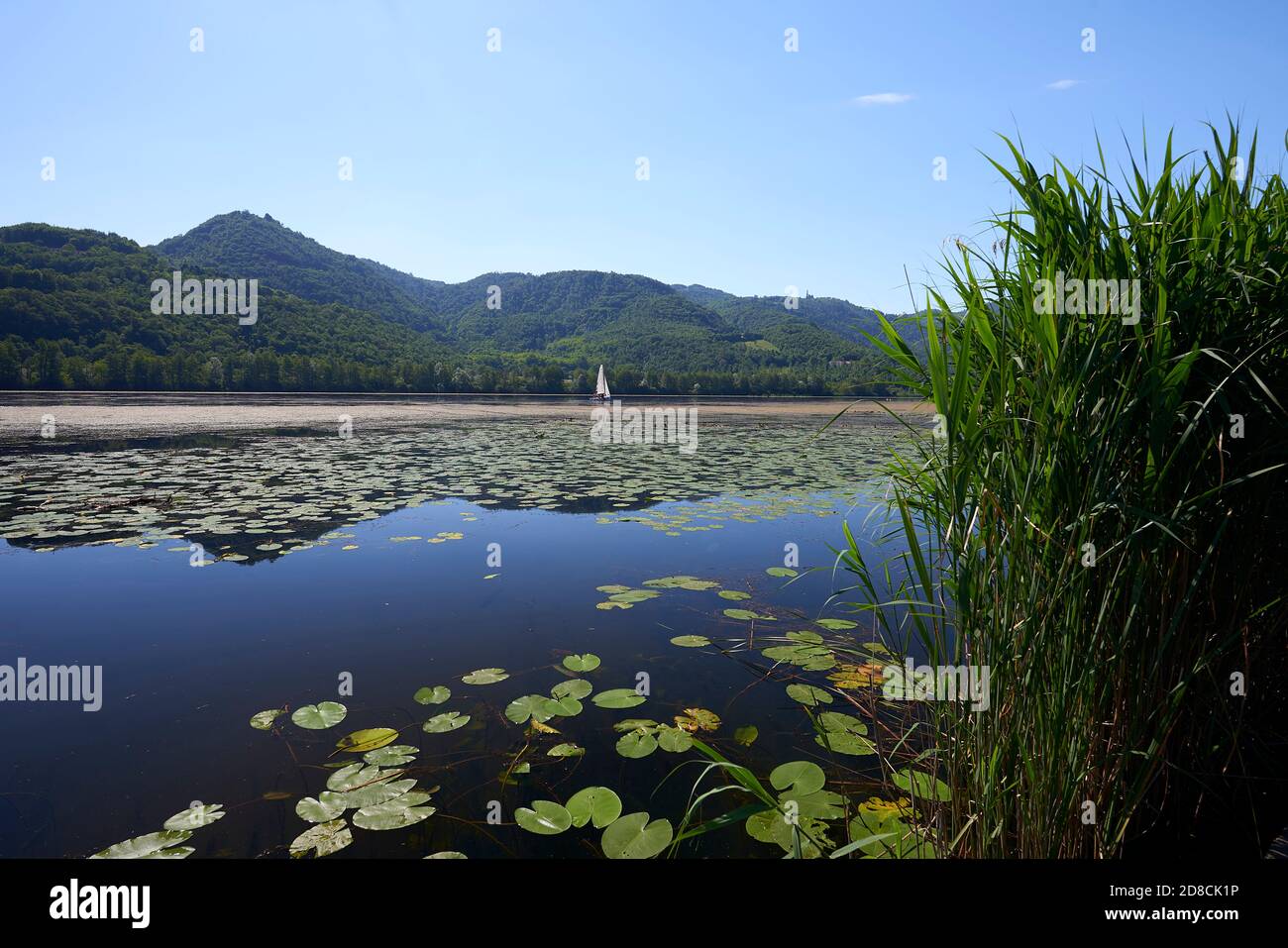 Monti Berici (Vi), the Lake of Fimon Stock Photo - Alamy