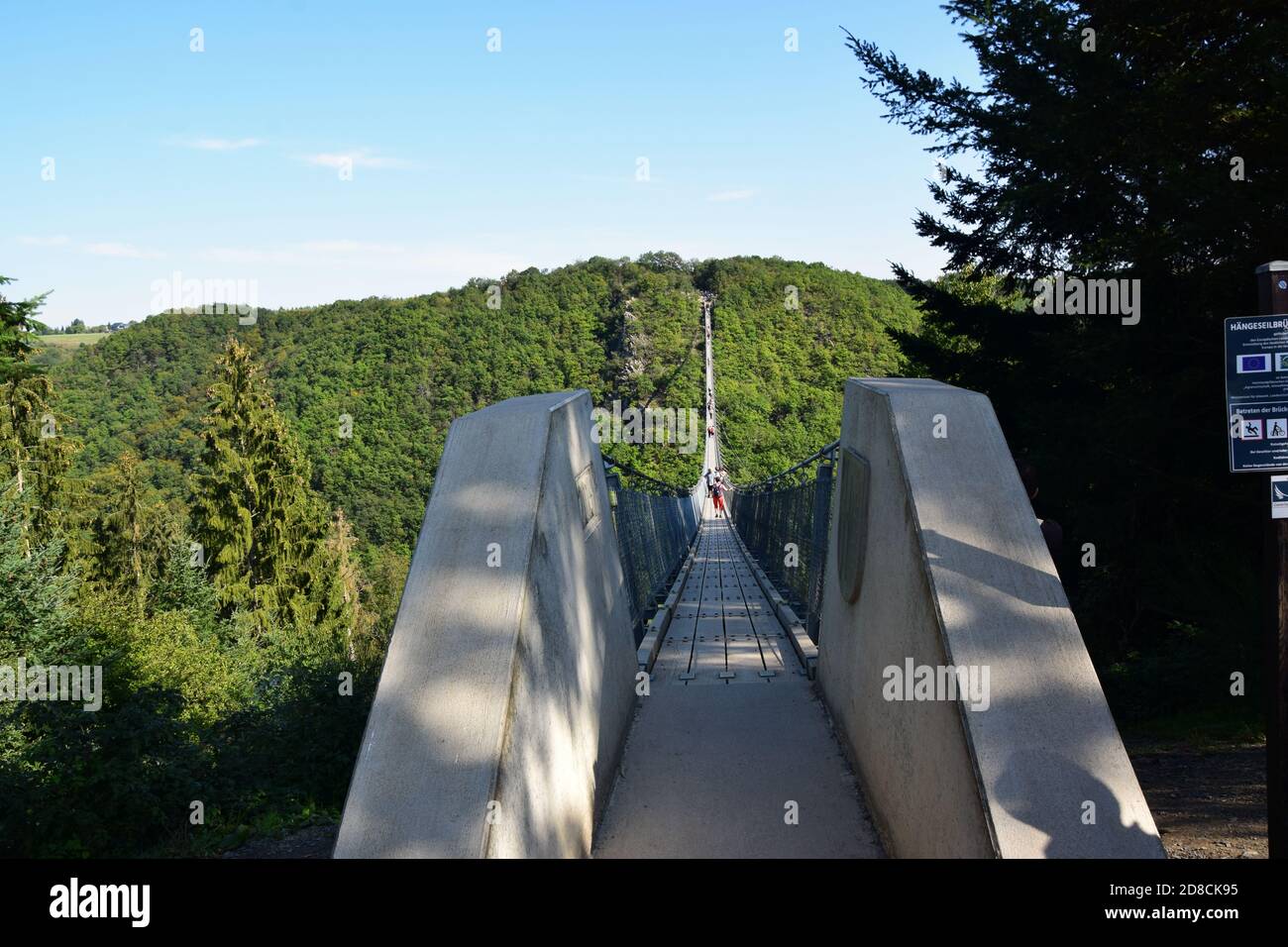 Geierlay - Suspension Bridge in western Germany Stock Photo - Alamy