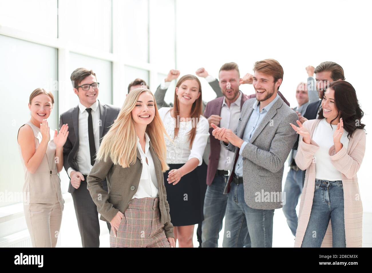 Positive minded team people hi-res stock photography and images - Alamy