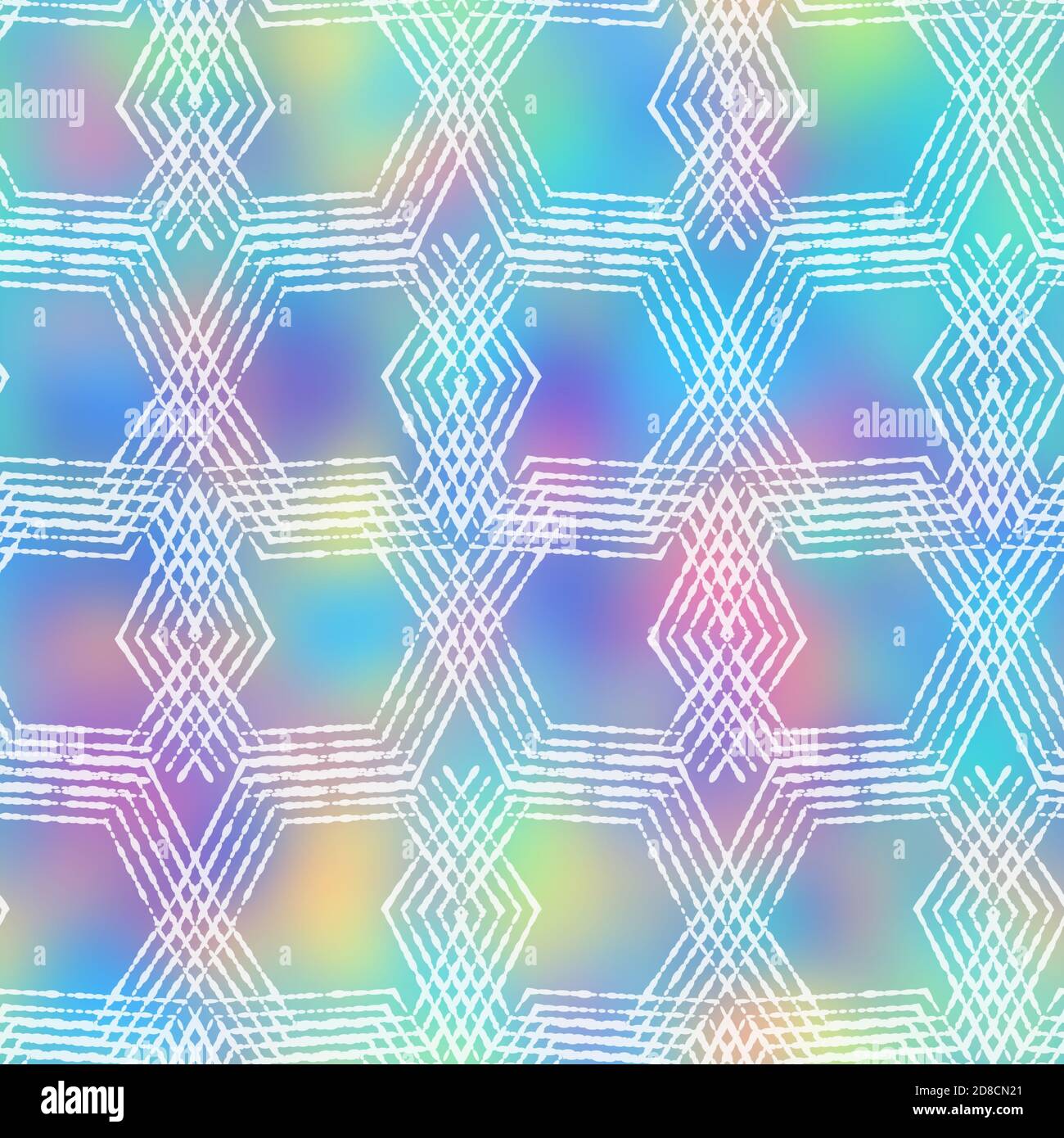 Vivid holographic foil rainbow neon seamless tile Stock Photo - Alamy