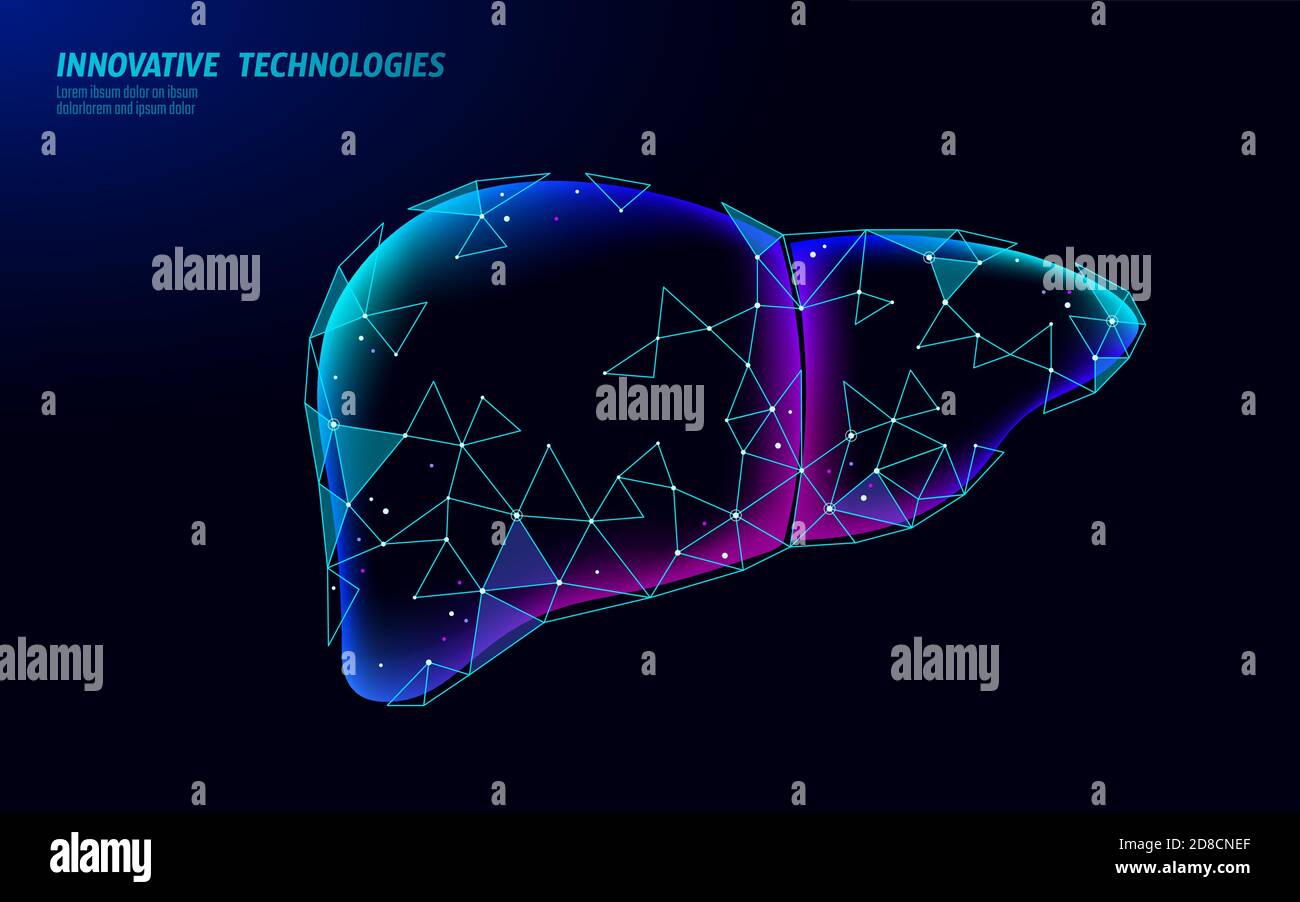 3D medicine liver medical treatment. Hepatitis warning medical therapy ...