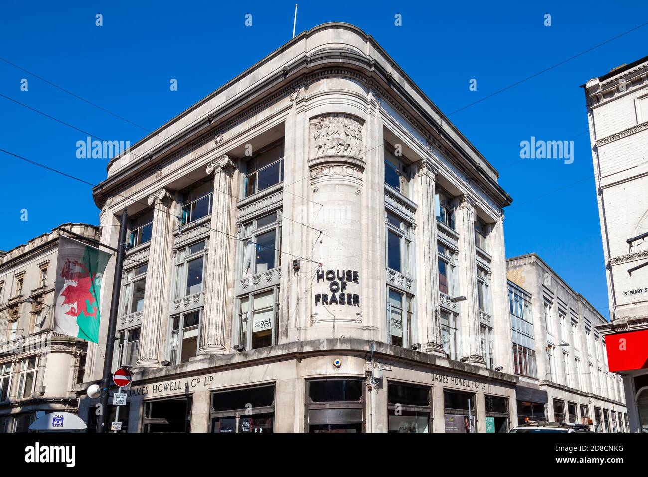Cardiff, Wales, UK, September 14, 2016 : House of Fraser department ...