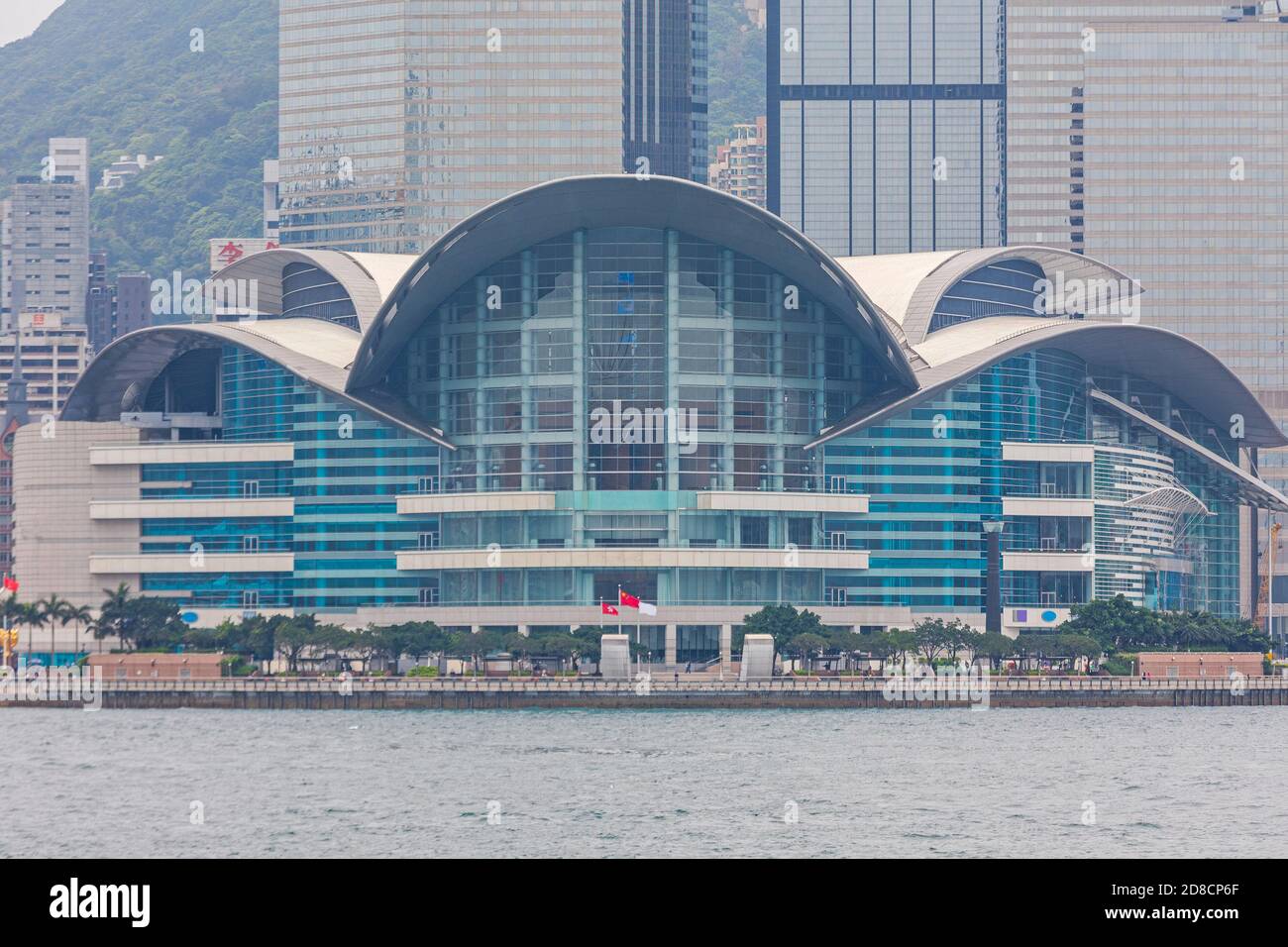 Modern Expo Hall Building in Hong Kong Stock Photo - Alamy