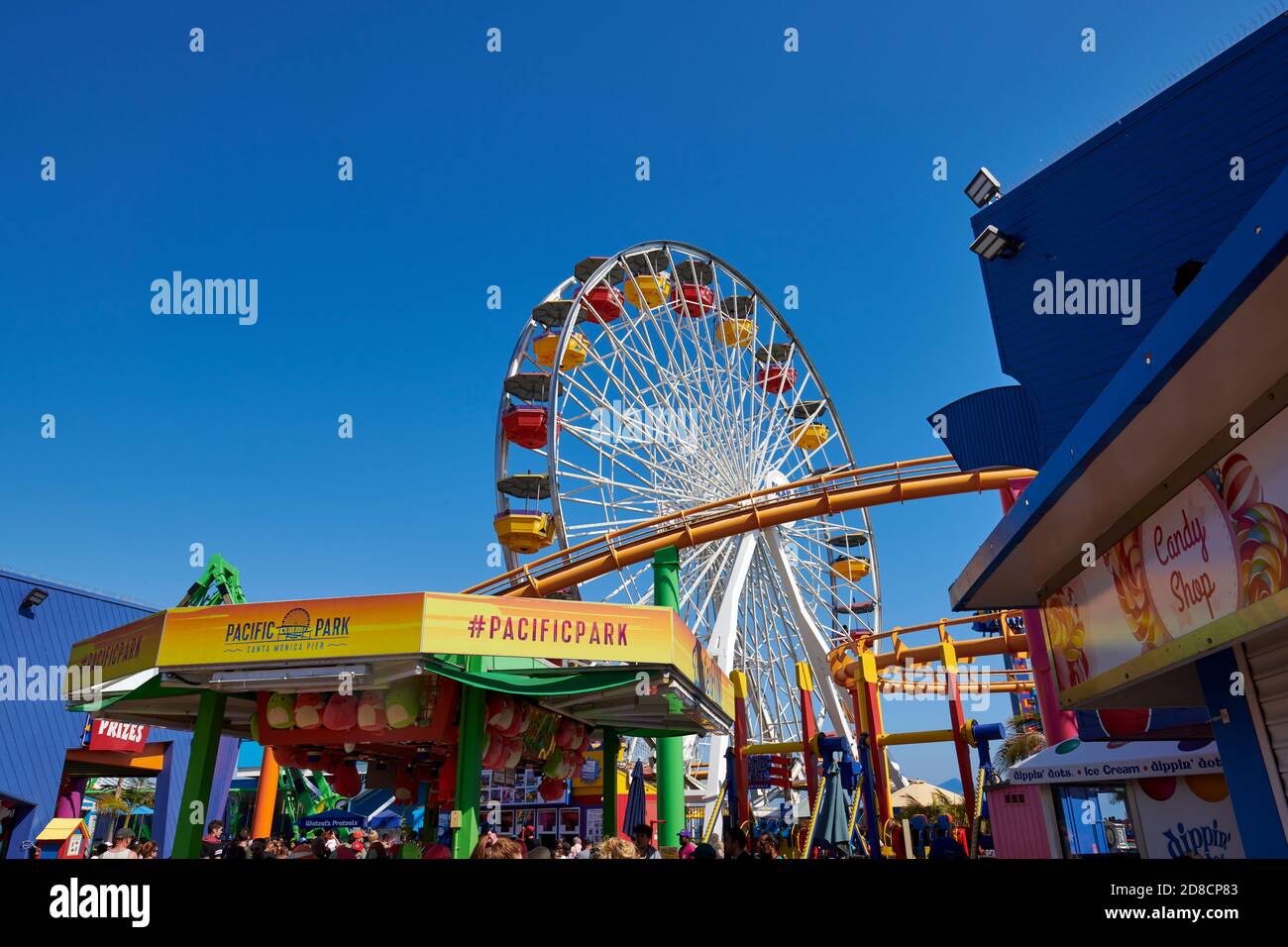 Pacific Park, Santa Monica Pier, California, USA Stock Photo - Alamy