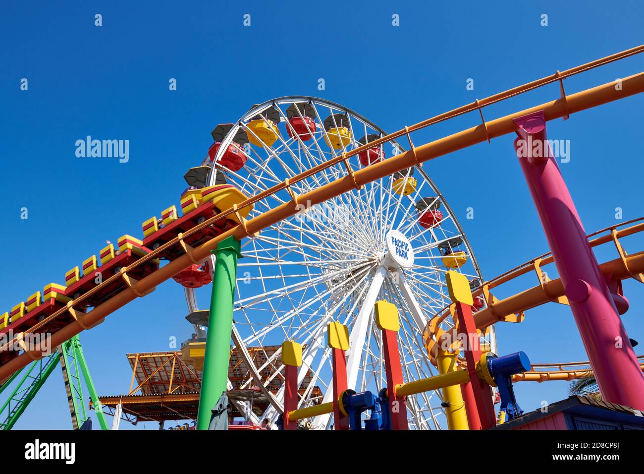 Pacific Park, Santa Monica Pier, California, USA Stock Photo - Alamy