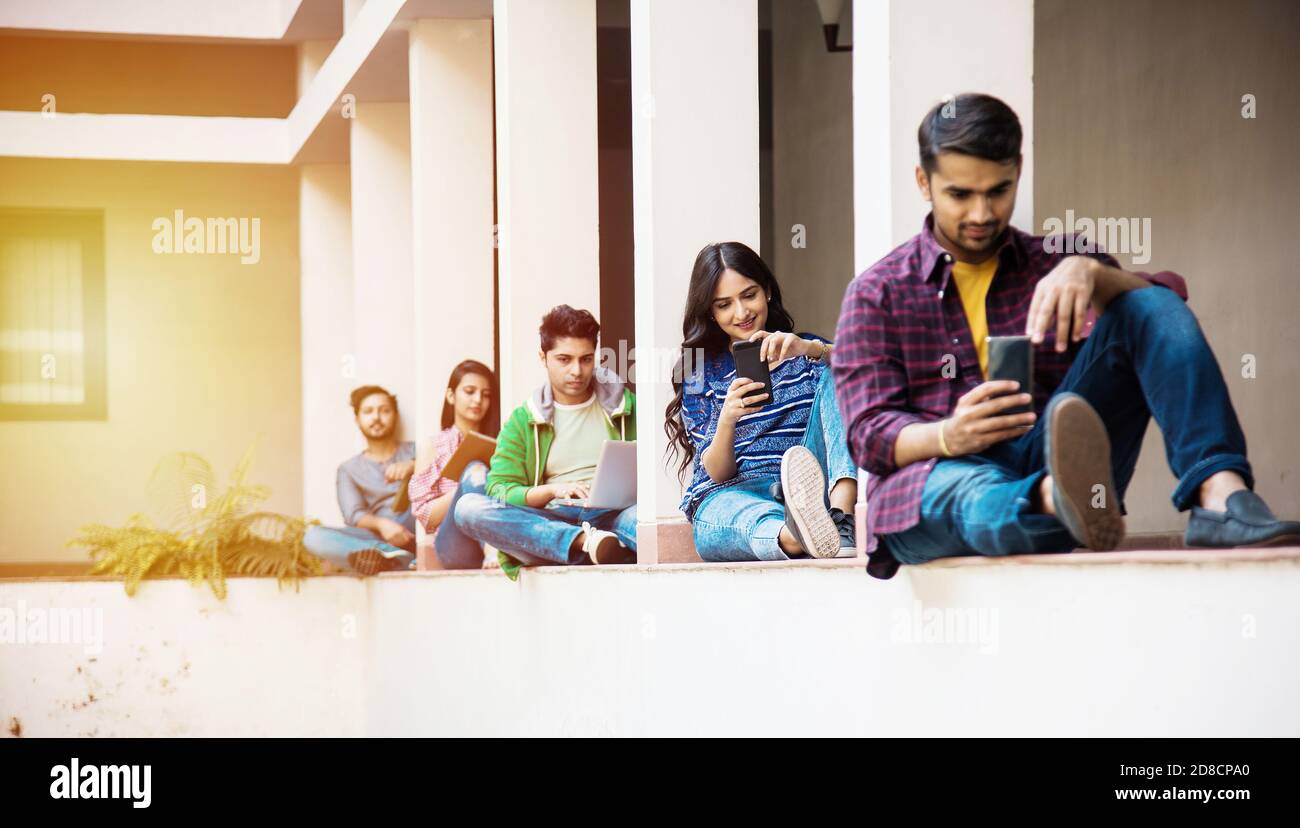 Indian school friends students fun hi-res stock photography and images ...