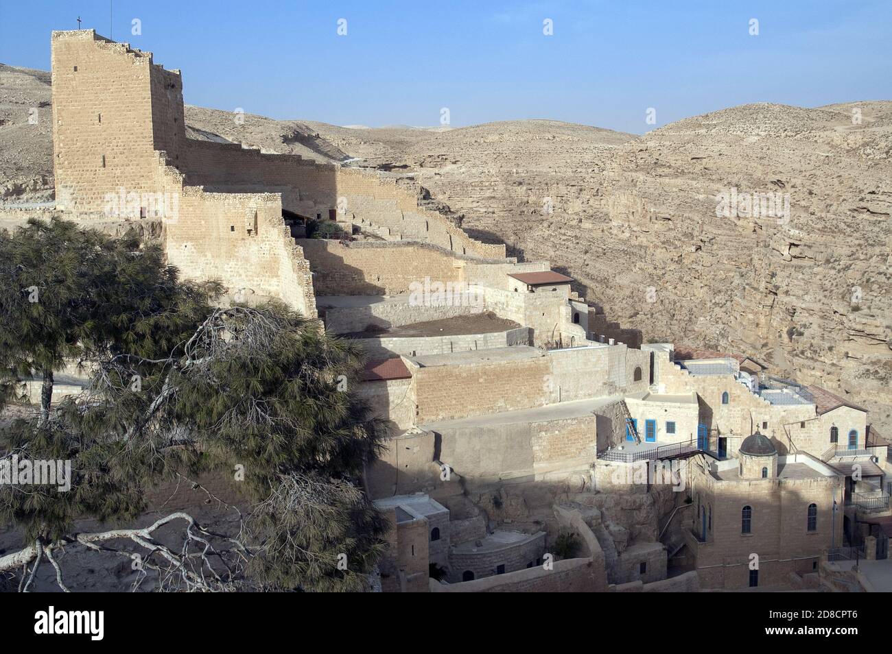 دير مار سابا Mar Saba, מנזר מר סבא, Israel, Izrael, ישראל; The Holy ...