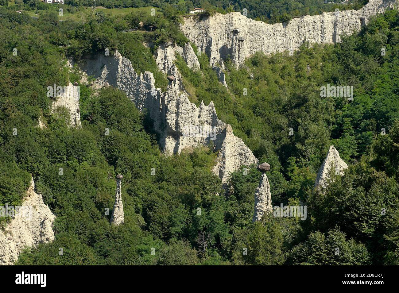 Zone (BS), Italy, NaturalReserve of the Pyramids of zone , the pyramids ...