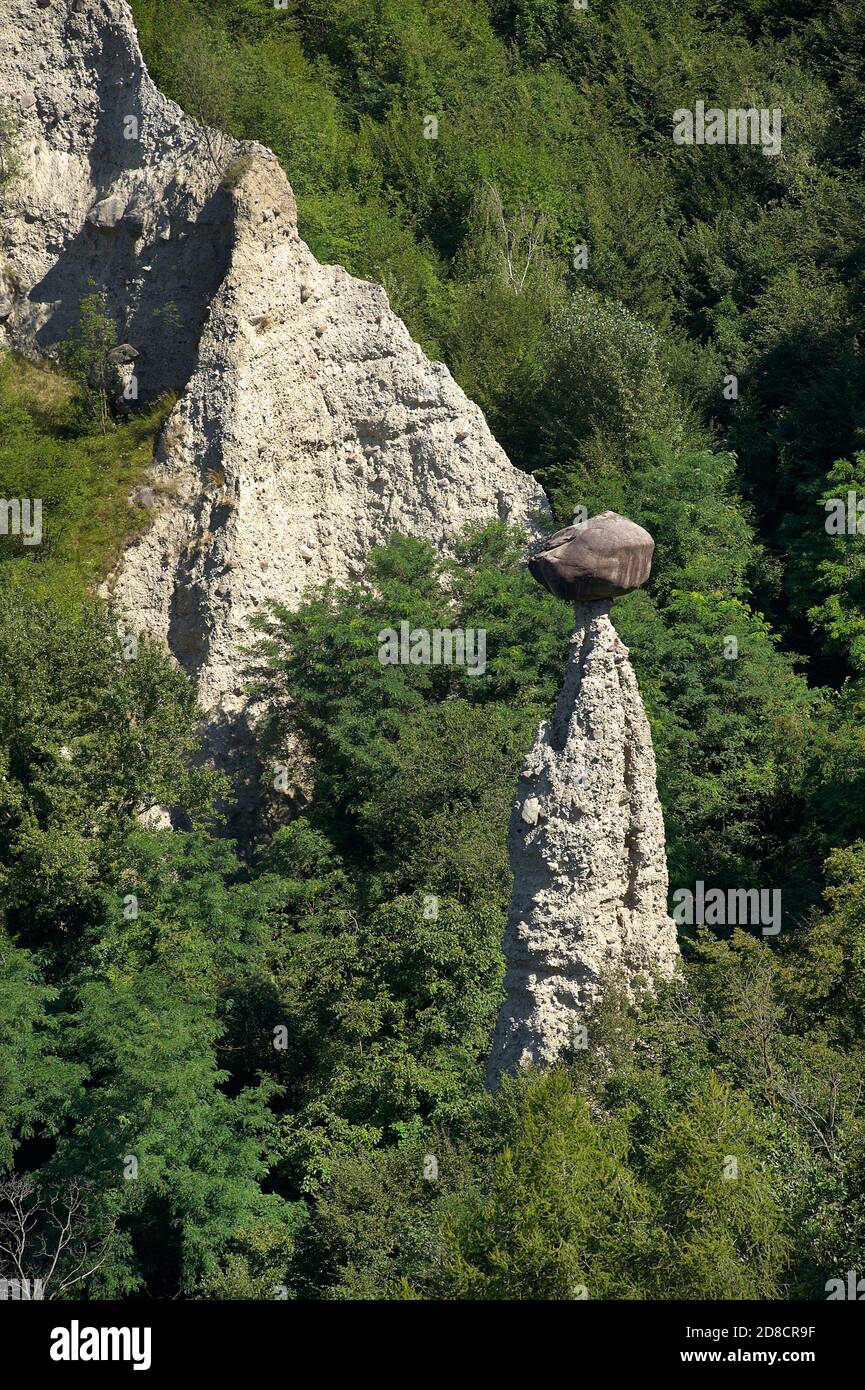 Zone (BS), Italy, NaturalReserve of the Pyramids of zone , the pyramids ...