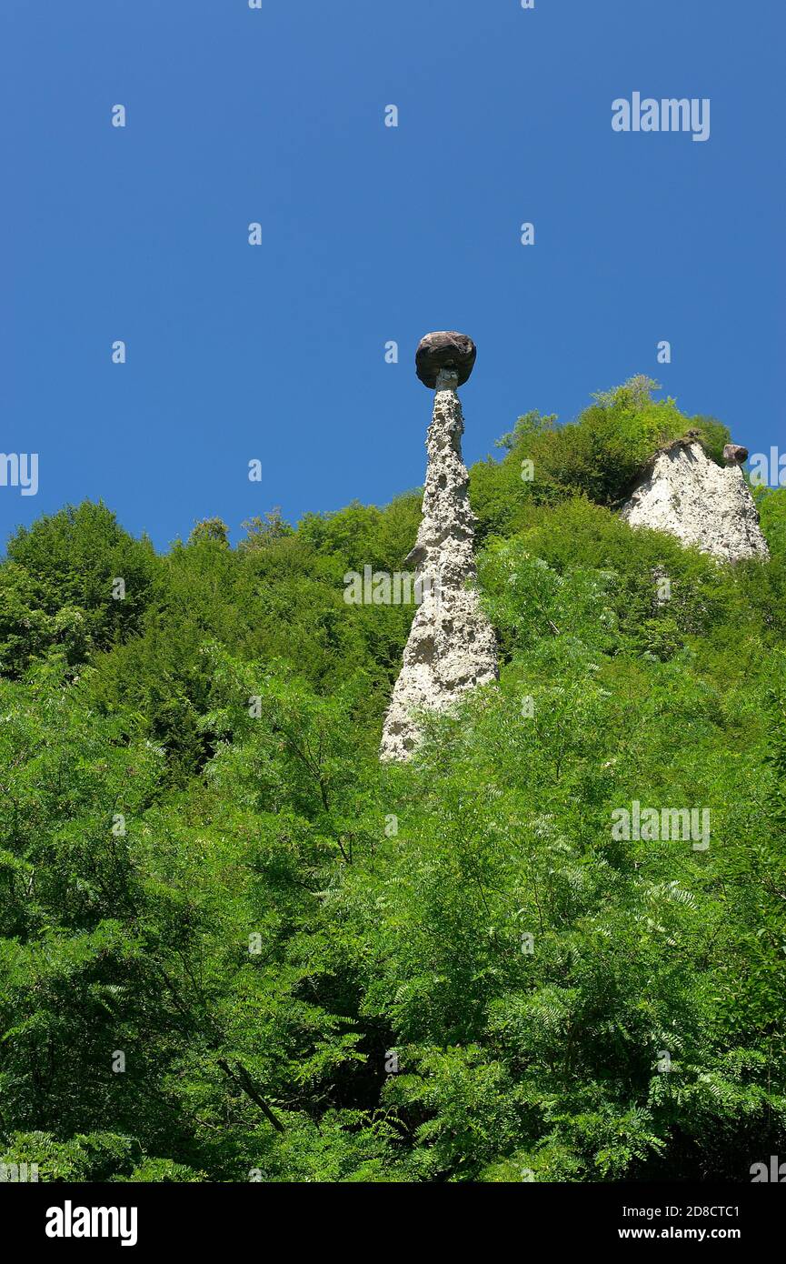 Zone (BS), Italy, NaturalReserve of the Pyramids of zone , the pyramids ...