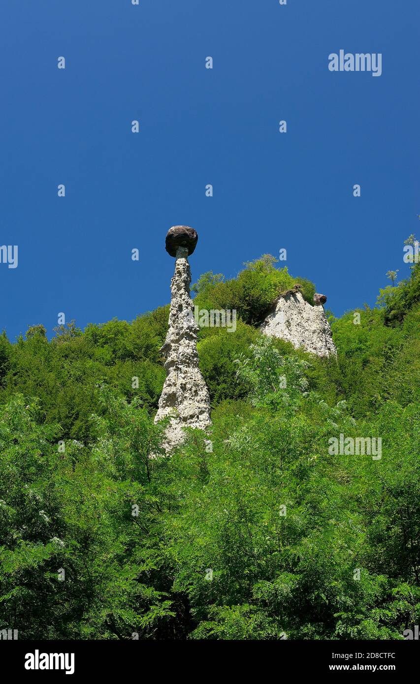 Zone (BS), Italy, NaturalReserve of the Pyramids of zone , the pyramids ...