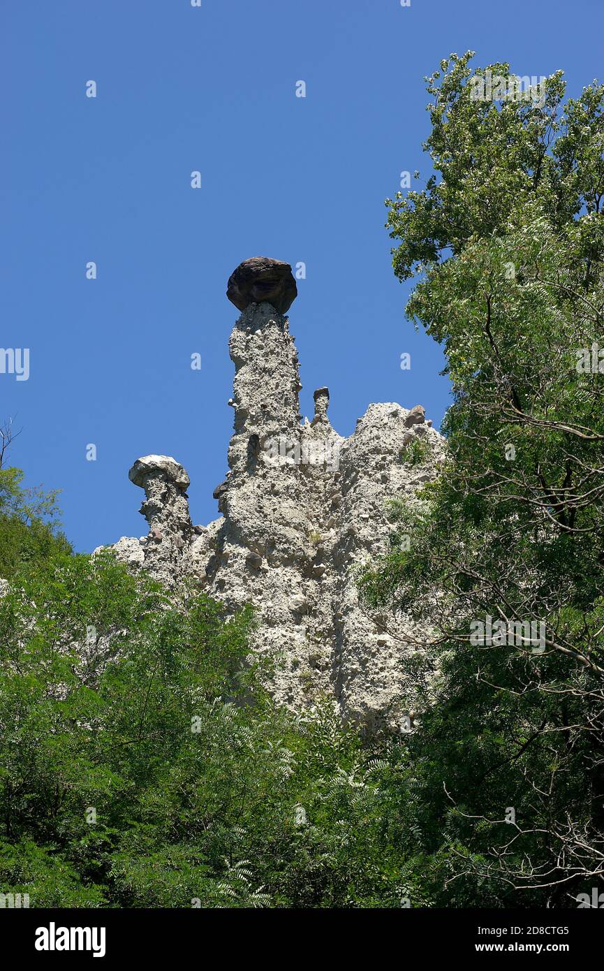 Zone (BS), Italy, NaturalReserve of the Pyramids of zone , the pyramids ...