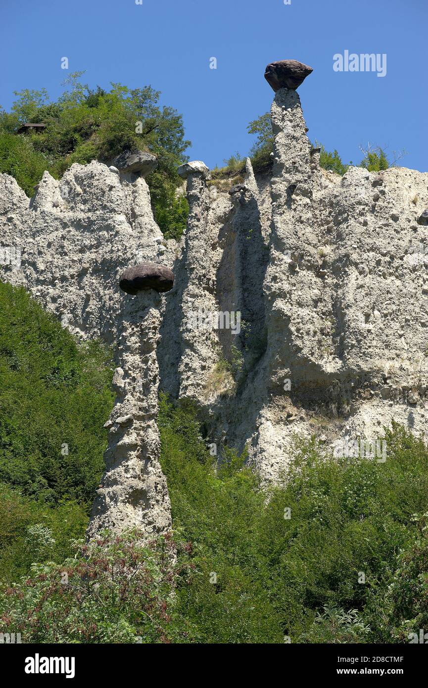 Zone (BS), Italy, NaturalReserve of the Pyramids of zone , the pyramids ...