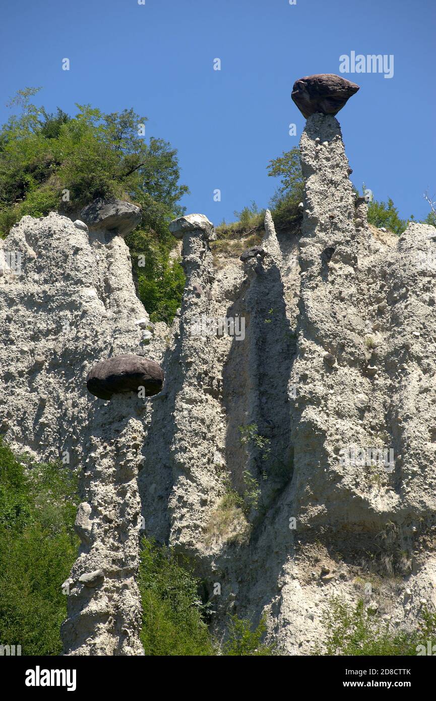 Zone (BS), Italy, NaturalReserve of the Pyramids of zone , the pyramids ...