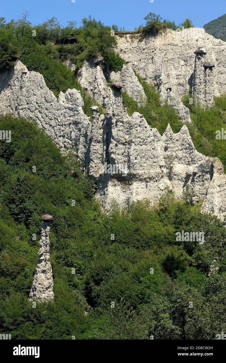 Zone (BS), Italy, NaturalReserve of the Pyramids of zone , the pyramids ...