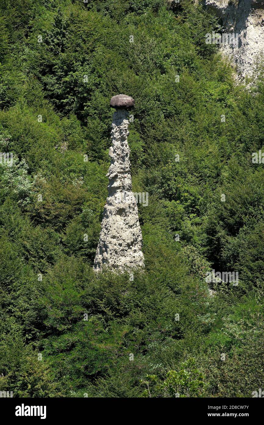 Zone (BS), Italy, NaturalReserve of the Pyramids of zone , the pyramids ...