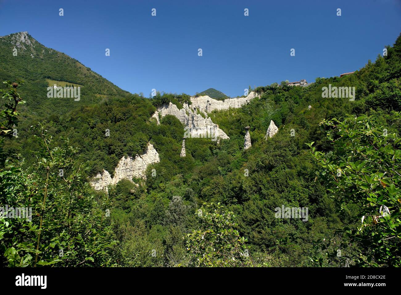 Zone (BS), Italy, NaturalReserve of the Pyramids of zone , the pyramids ...