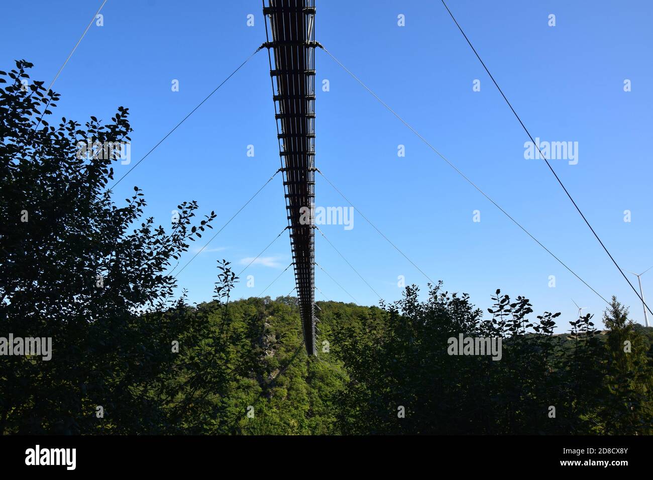 Geierlay - Suspension Bridge in western Germany Stock Photo - Alamy