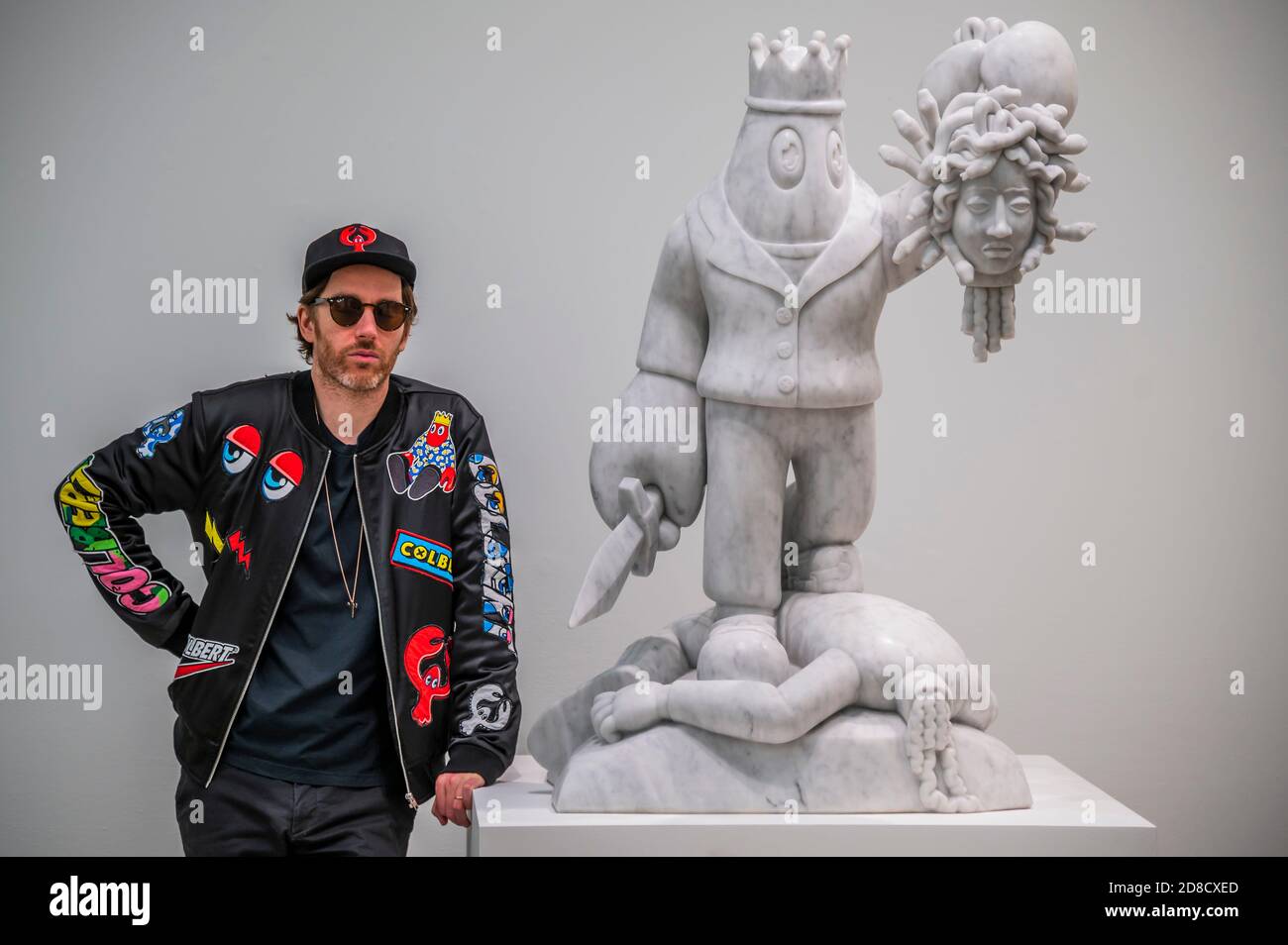 London, UK. 29th Oct, 2020. Philip Colber with Lobster with Medusa ...