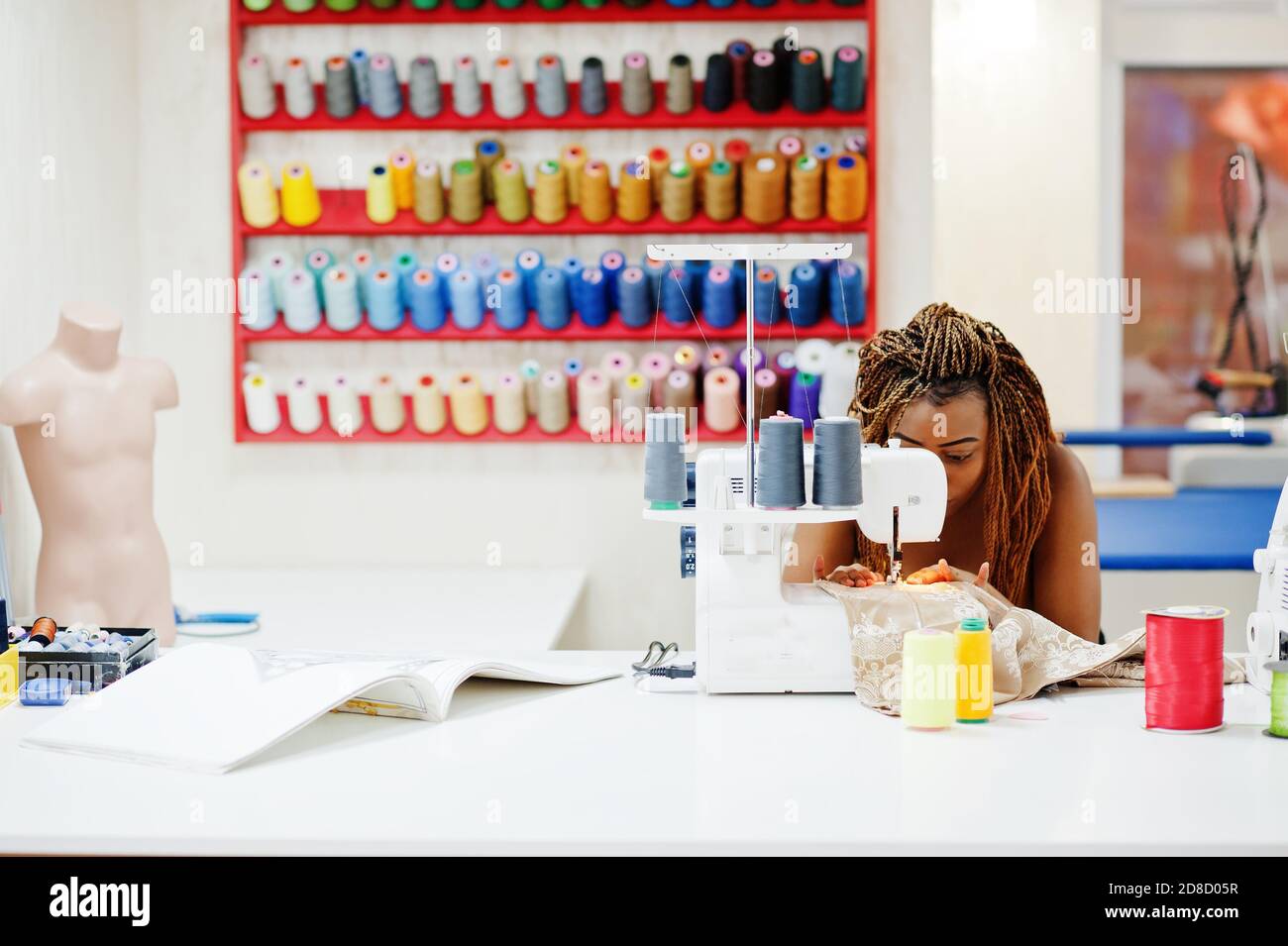 Young african american women sewing hi-res stock photography and images ...
