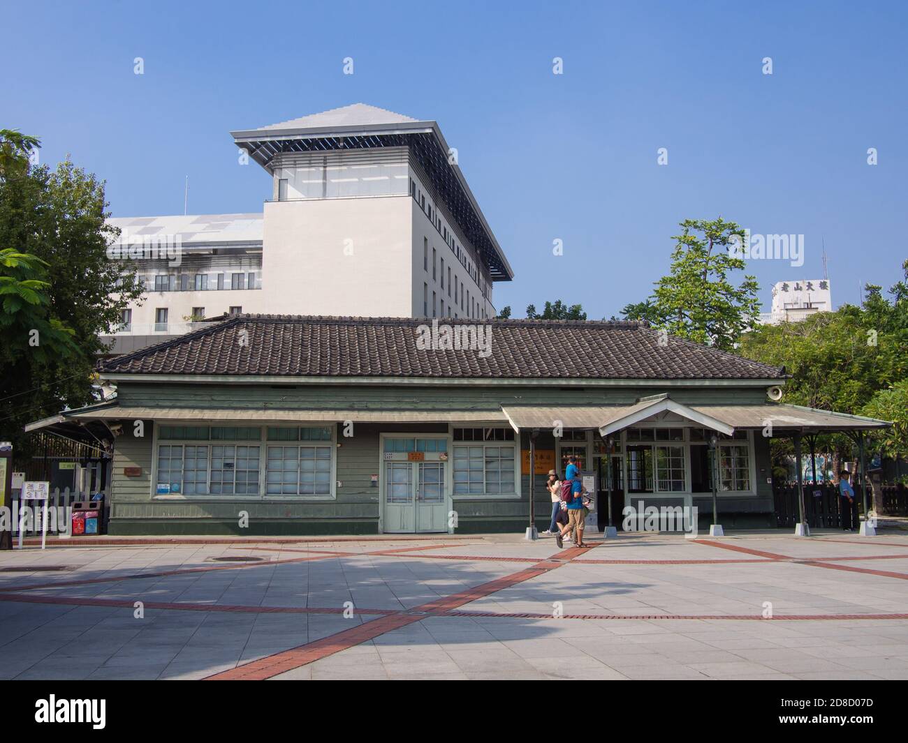Beimen railway station in Chiayi, Taiwan. This station opened in 1912 ...