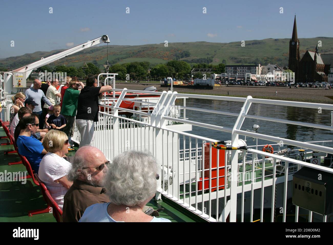 Largs, North Ayrshire, Scotland, UK. The Caledonian McBrayne ( Cal Mac ...