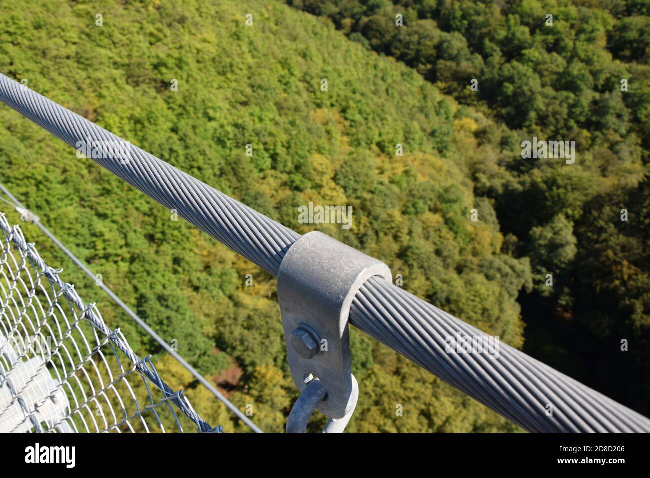 Geierlay - Suspension Bridge in western Germany Stock Photo - Alamy
