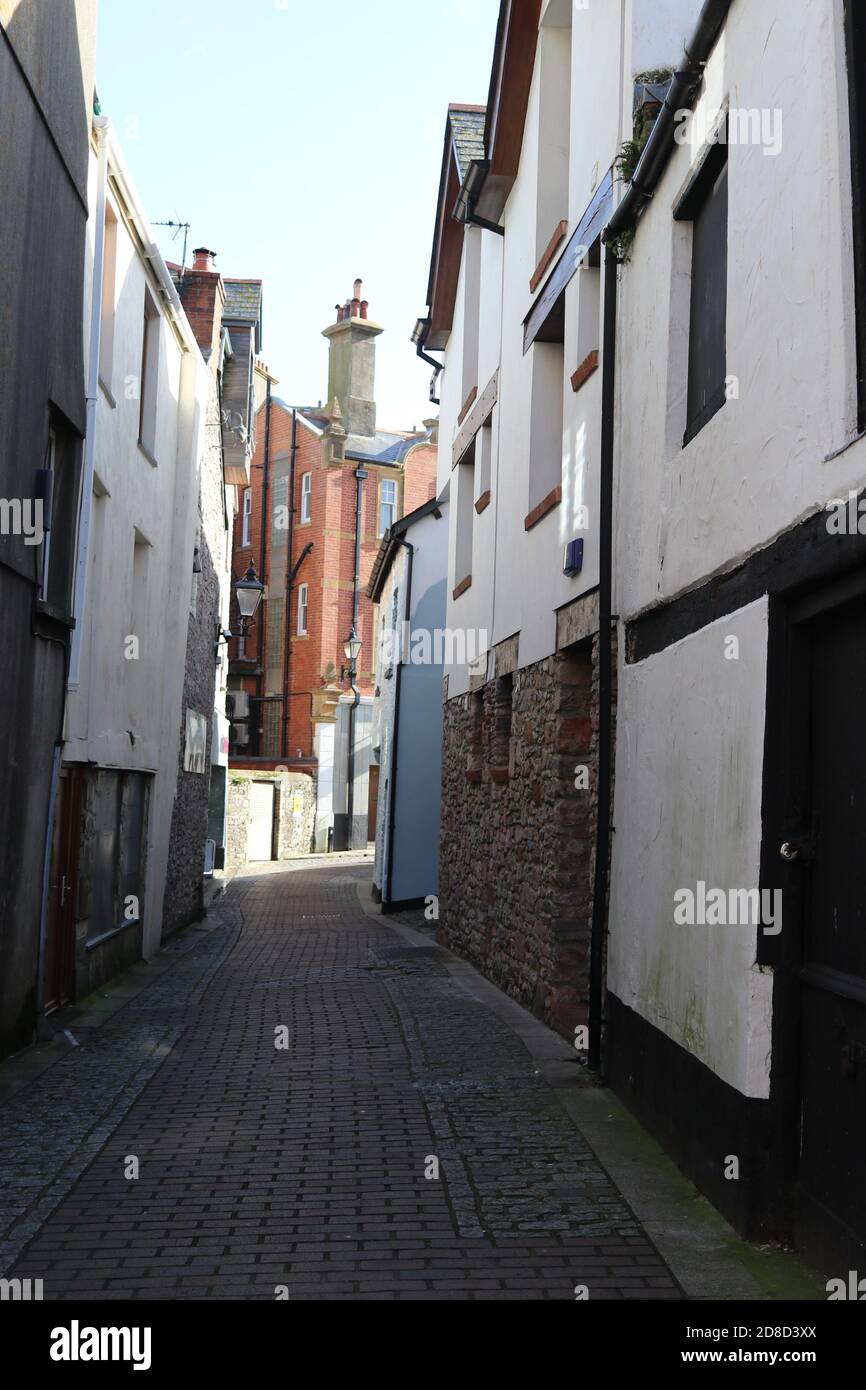 Backstreet in Brixham Stock Photo - Alamy