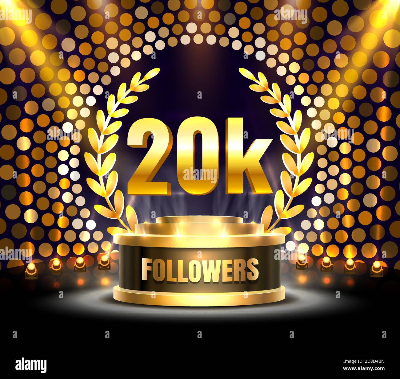 20k followers hi-res stock photography and images - Alamy