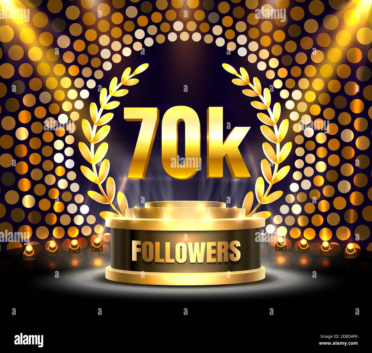 Thank you followers peoples, 70k online social group, happy banner ...