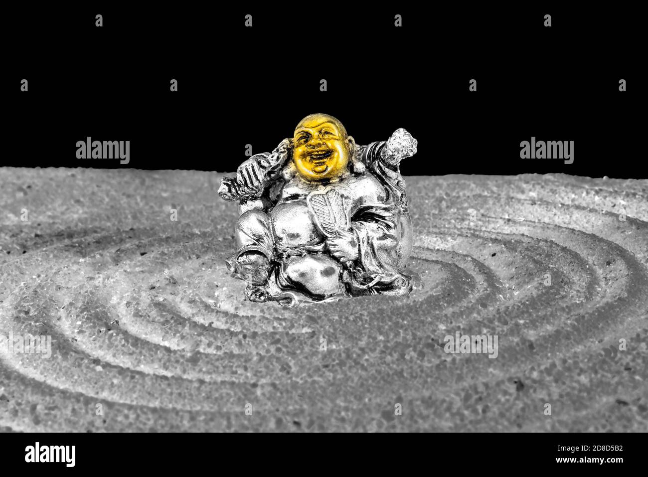 Buddha in zen circle Stock Photo - Alamy