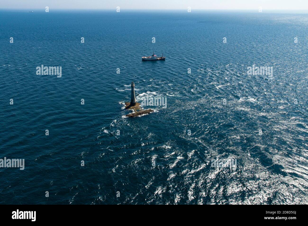 Chicken Rock lighthouse, Isle of Man Stock Photo - Alamy
