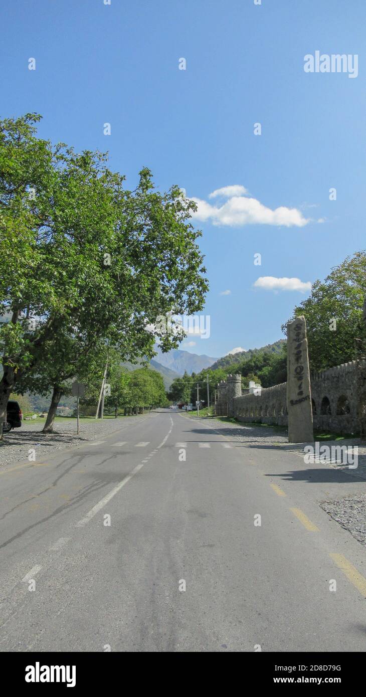 Gakh, Azerbaijan, July 5 2020 : "Sangar Qala Resort Stock Photo - Alamy