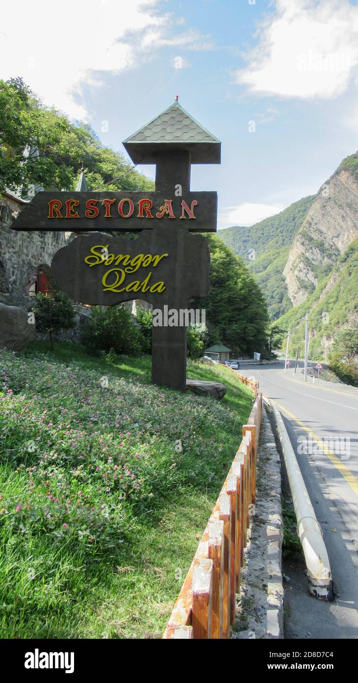 Gakh, Azerbaijan, July 5 2020 : "Sangar Qala Resort Stock Photo - Alamy