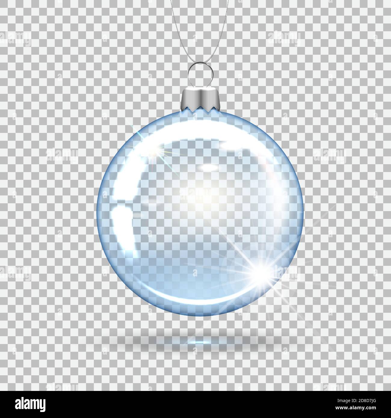 Glass christmas tree Stock Vector Images - Alamy
