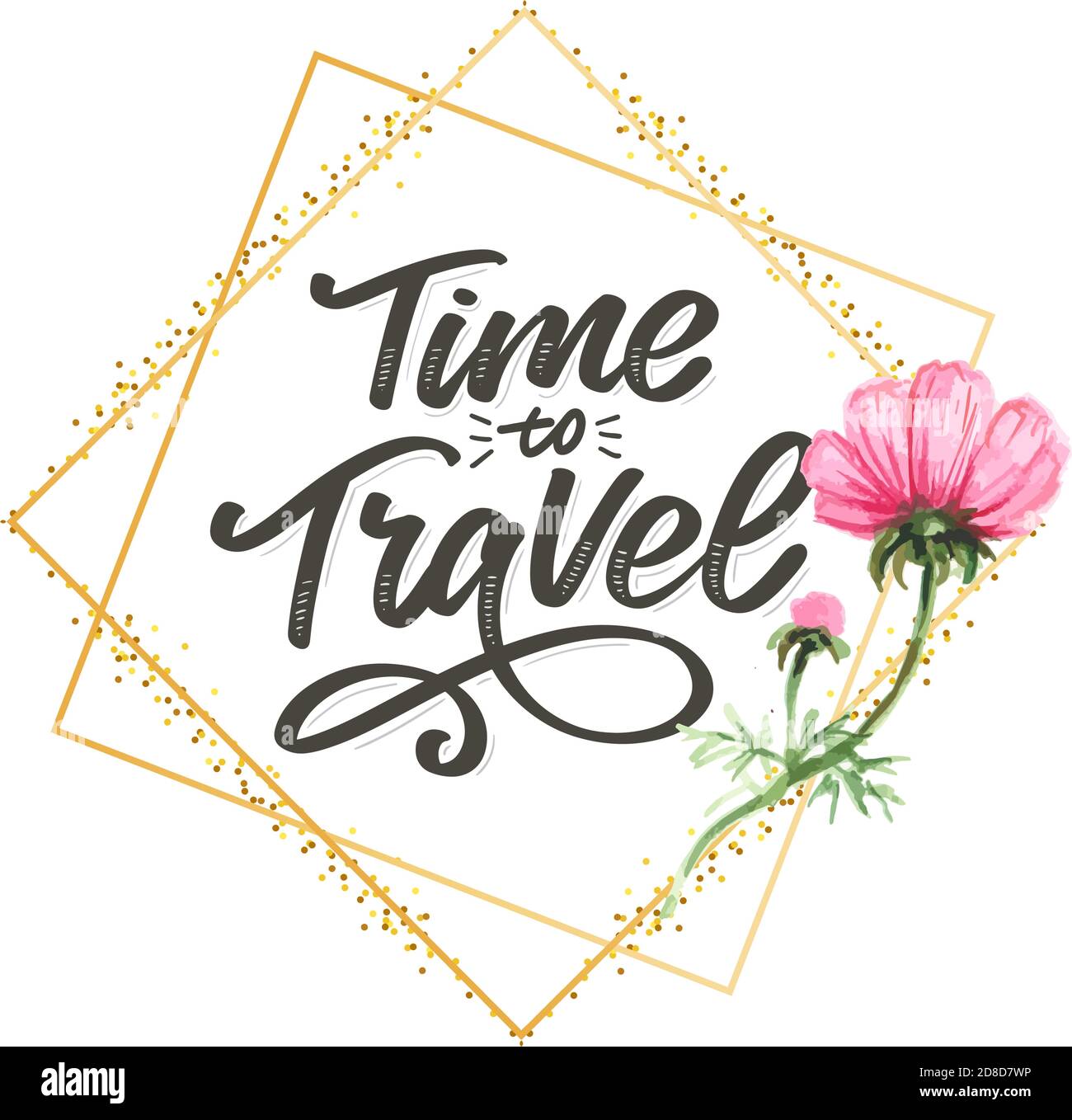 Travel life style inspiration quotes lettering. Motivational typography ...