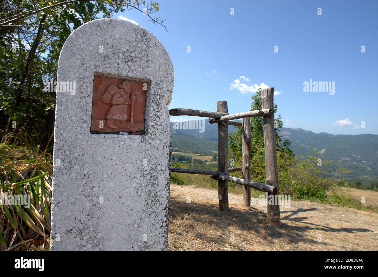 Berceto Pr), Pass of the Cisa , theFrancigena,the original ancient path ...
