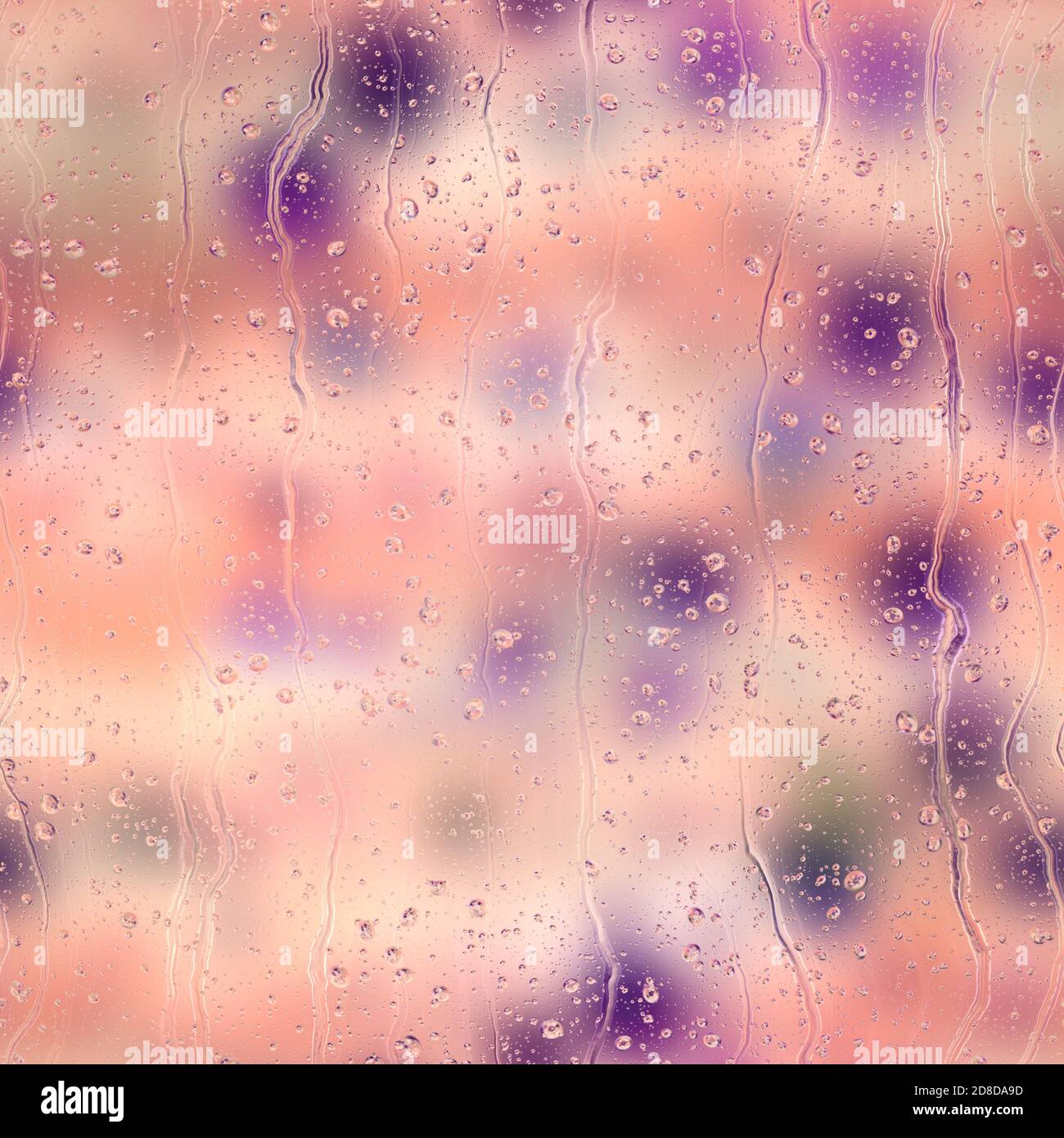 Seamless rain drop water repeat pattern on blur Stock Photo - Alamy