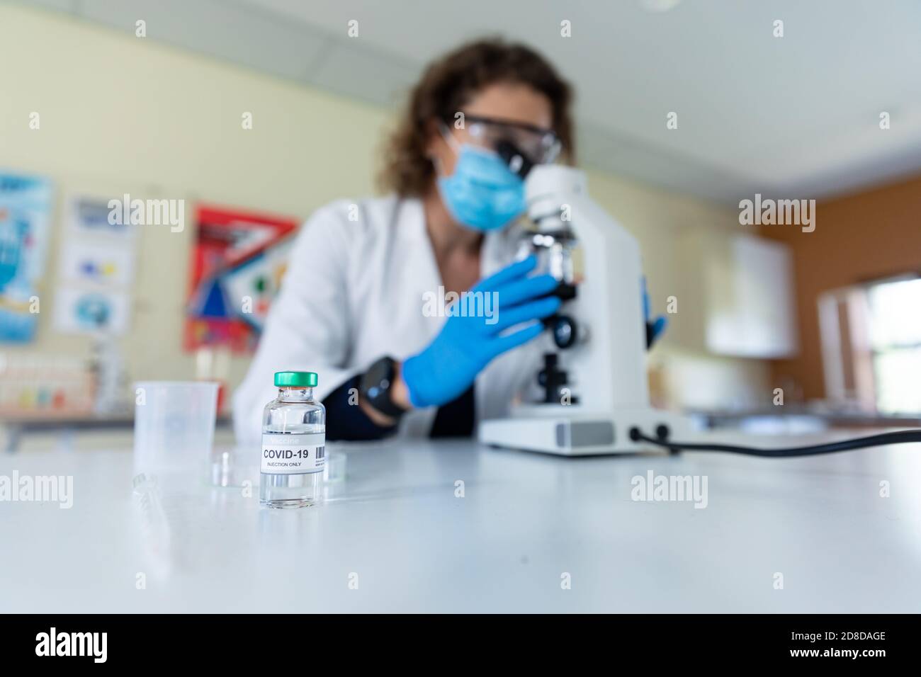 Covid table hi-res stock photography and images - Alamy