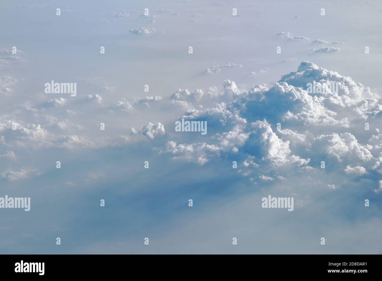 landscape of cloud floating on sky through window plane Stock Photo - Alamy