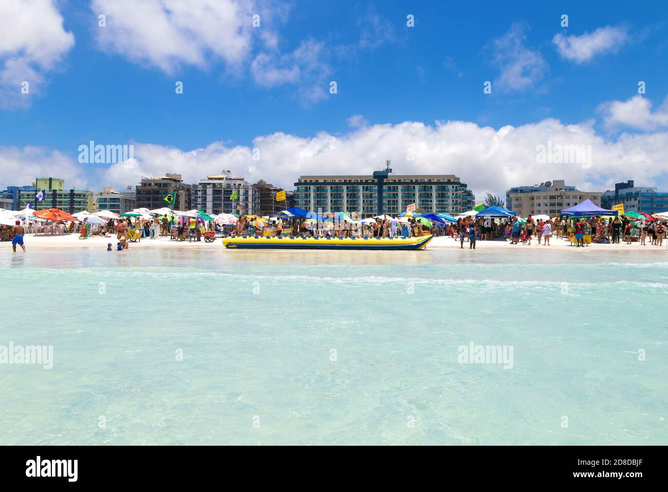 CABO FRIO, RIO DE JANEIRO, BRAZIL - DECEMBER 26, 2019: Panoramic view ...