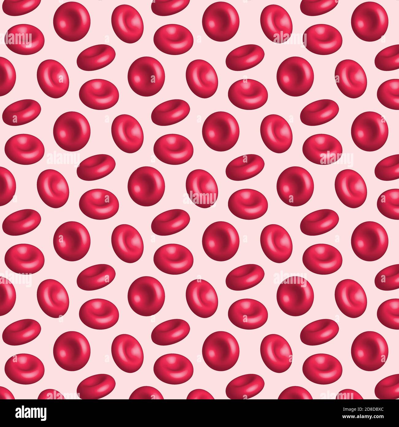 3d red blood cells seamless pattern Stock Vector Image & Art - Alamy